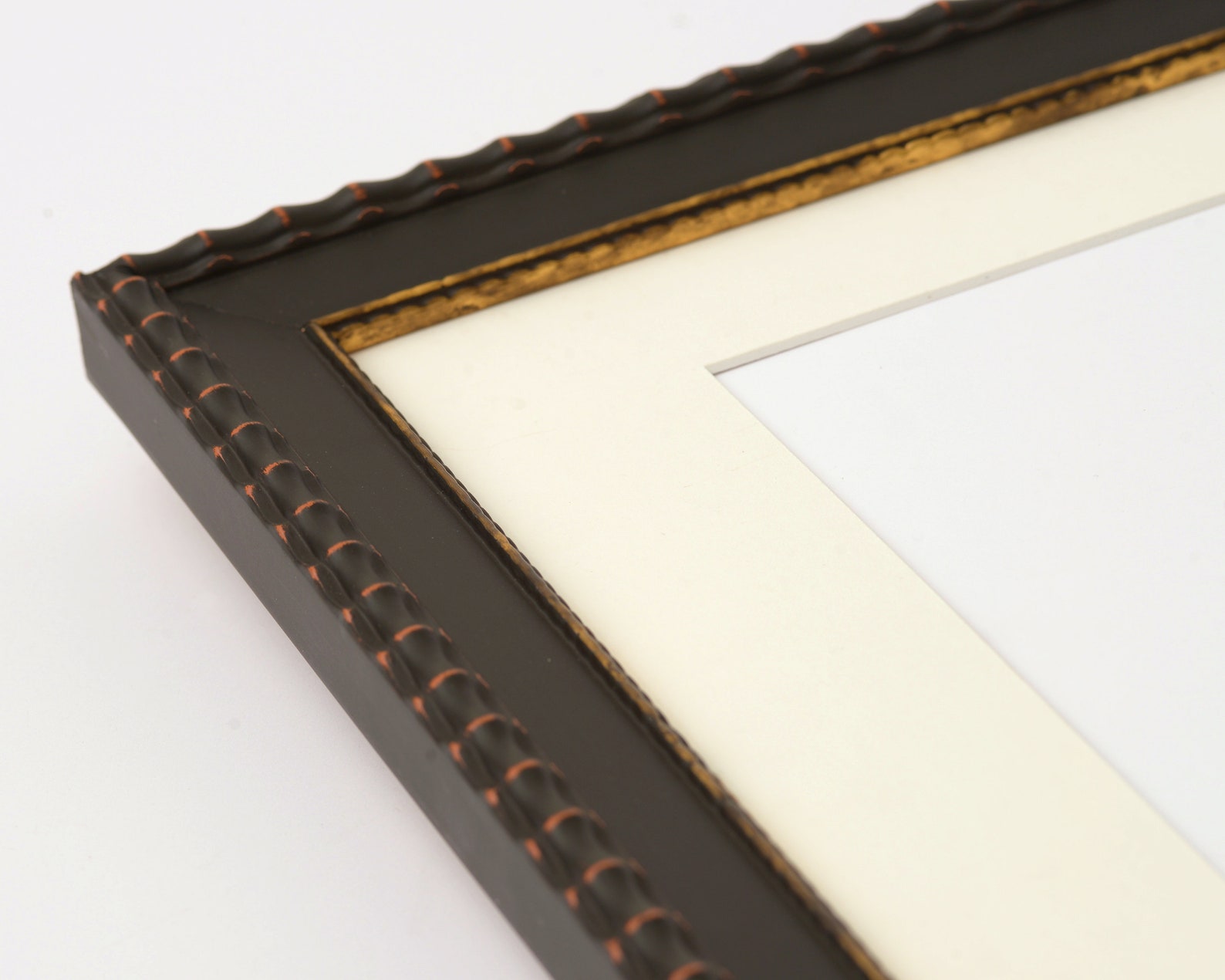 Black Gold Accent Wood Frame 8x10 11x14 12x16 Custom | Etsy