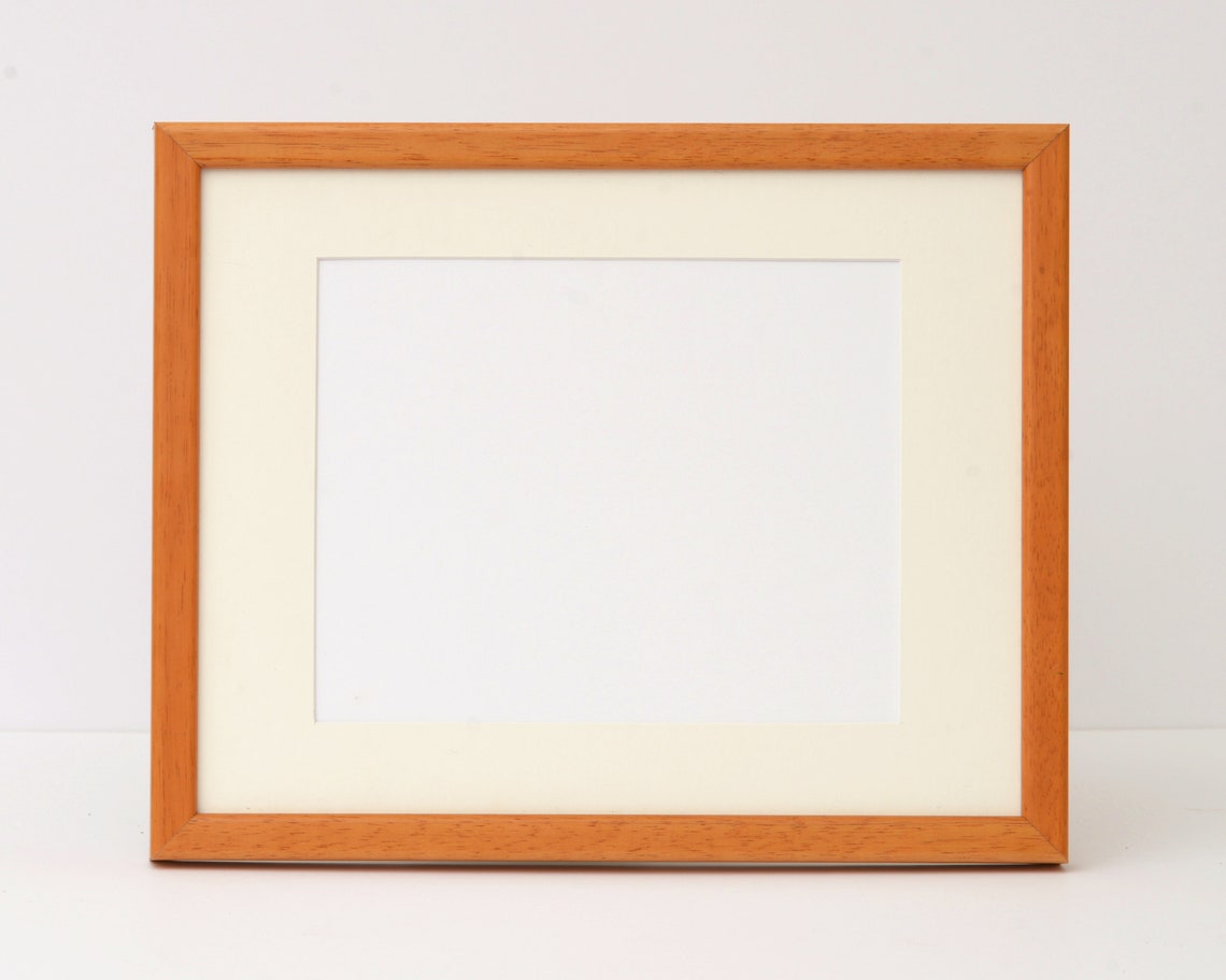 Cherry Colour Rounded Natural Wood Frame 8x10 11x14 12x16 | Etsy