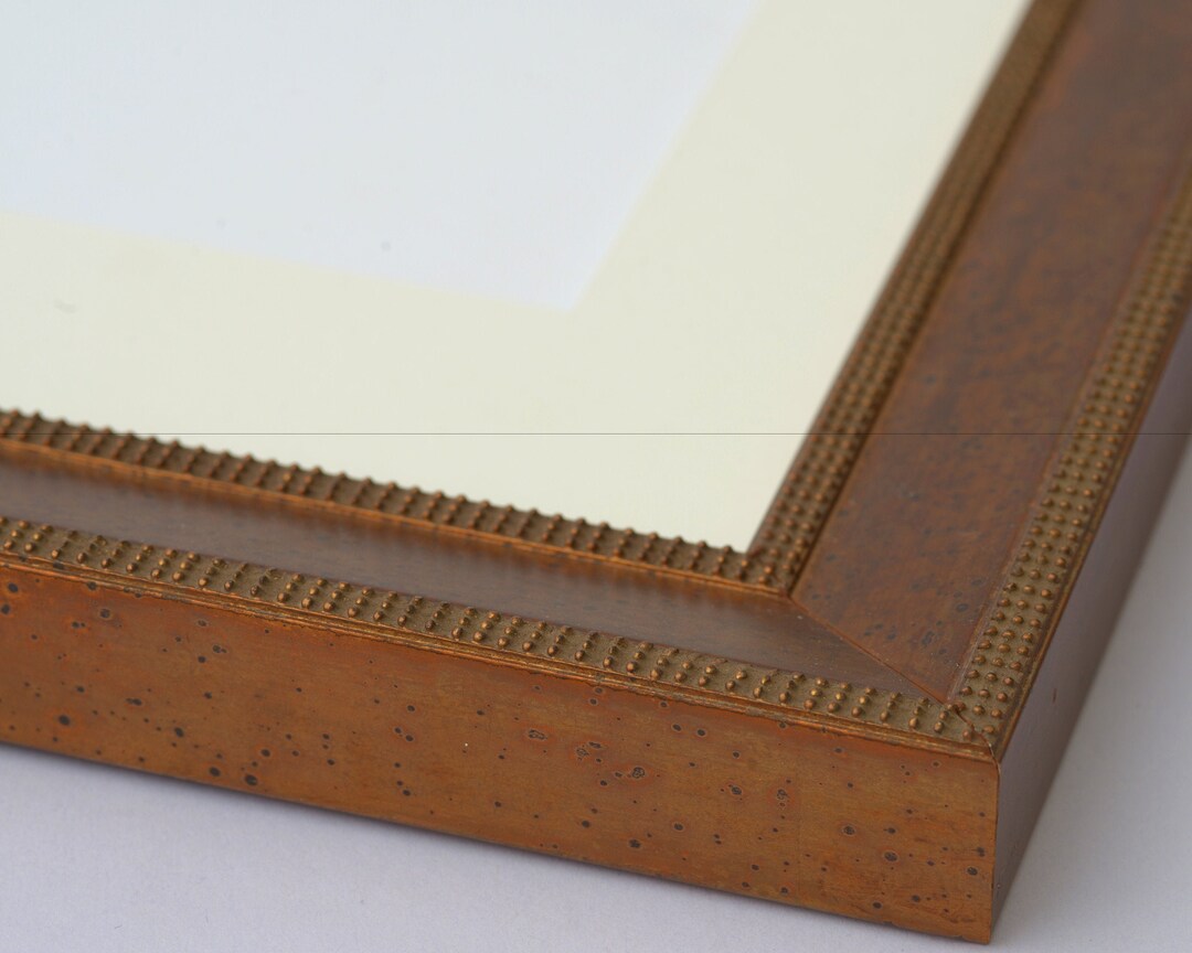 Sloped Profile With Gold Beads Separated With Oxidized Gold Panel 8x10 ...