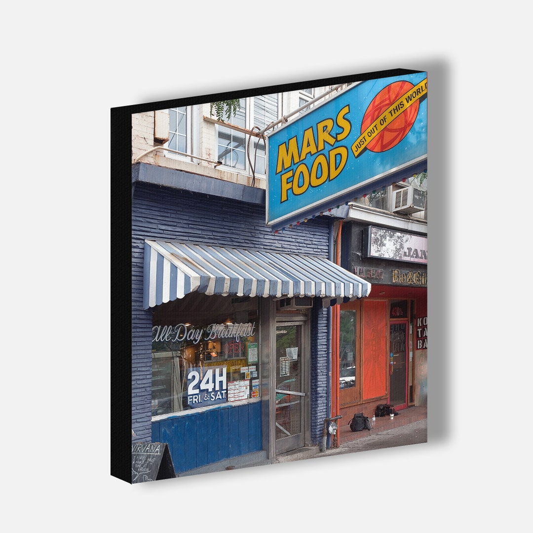 Mars Food Toronto Wall Art College St. Canvas or Photographic - Etsy
