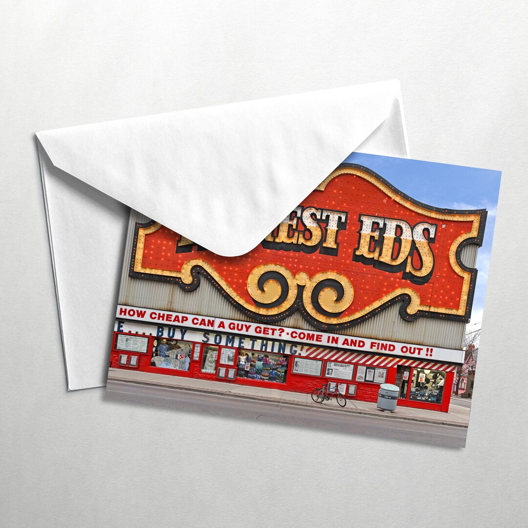 Honest Ed's Card Set of Two Toronto Photography - Etsy
