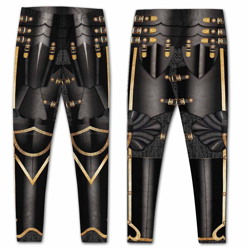 God Knight Leggings Black Medieval Armor Leggings sold by Tumaini | SKU ...