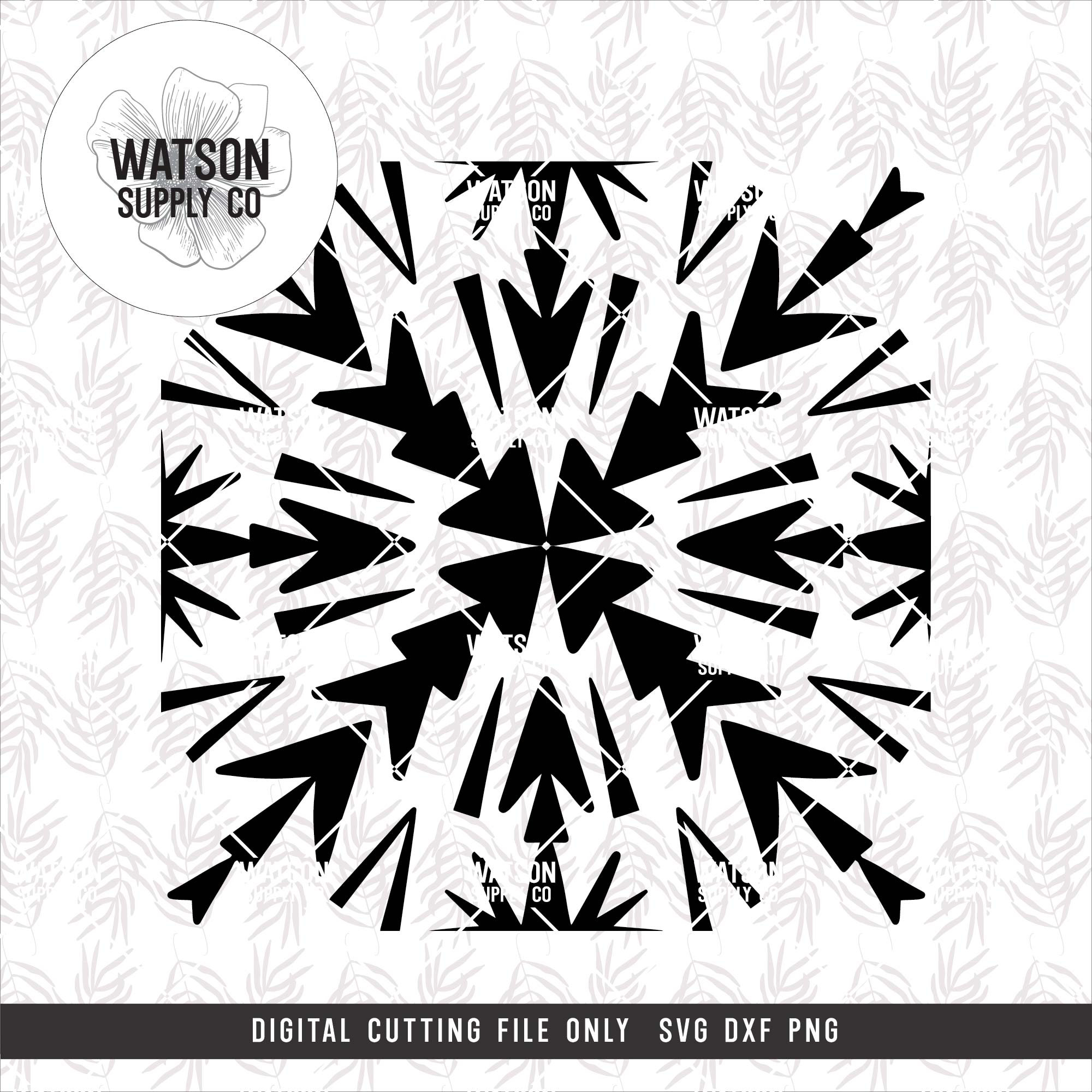 Geometric Modern Tile SVG PNG DXF Digital Cut File, Cement Tile Pattern ...