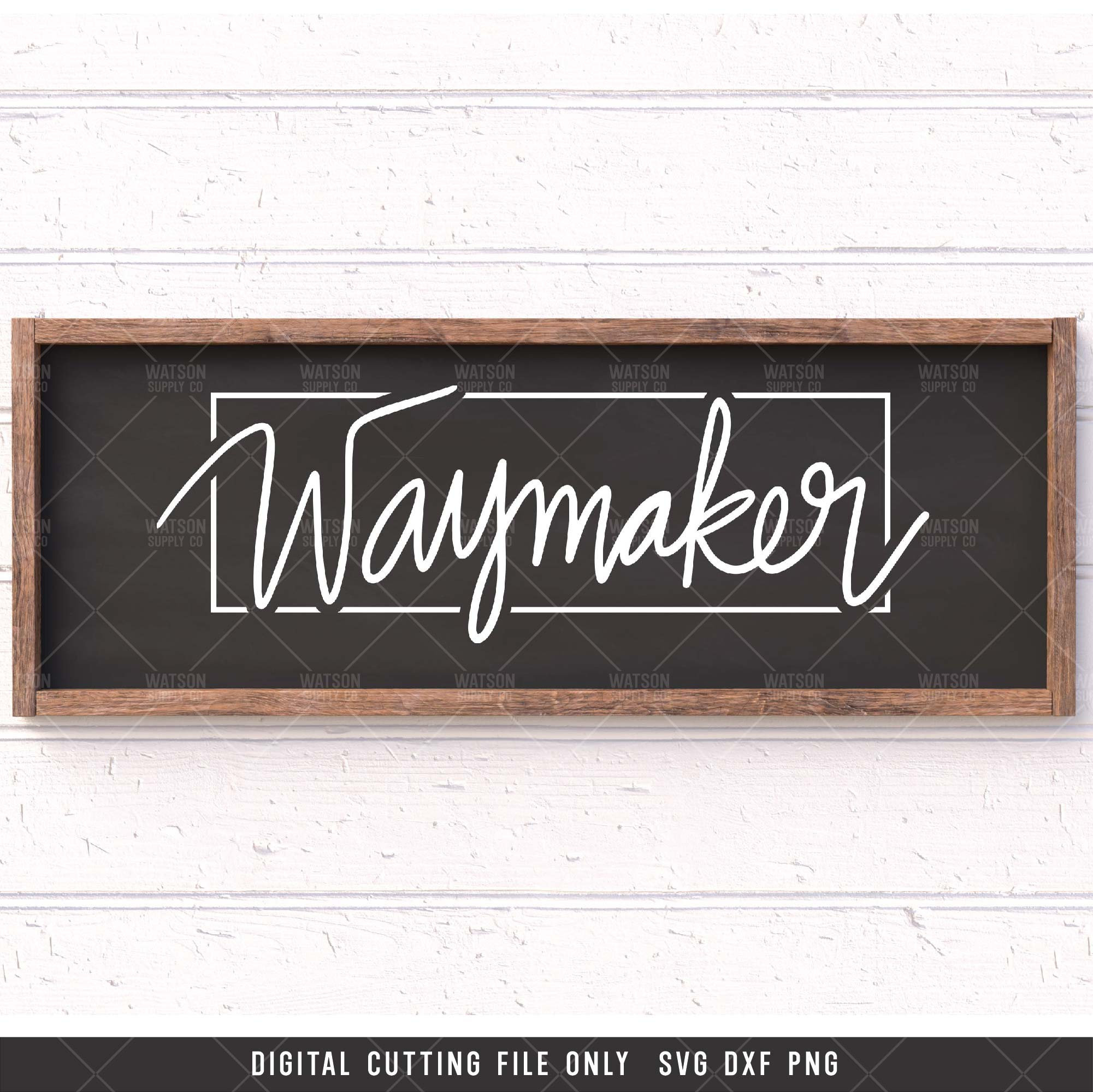 Waymaker SVG PNG DXF archivo de corte digital, Way Maker Promise Keeper ...