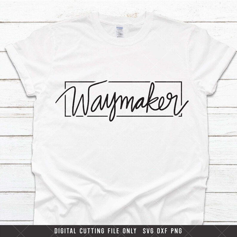 Waymaker SVG PNG DXF Digital Cut File, Way Maker Promise Keeper ...