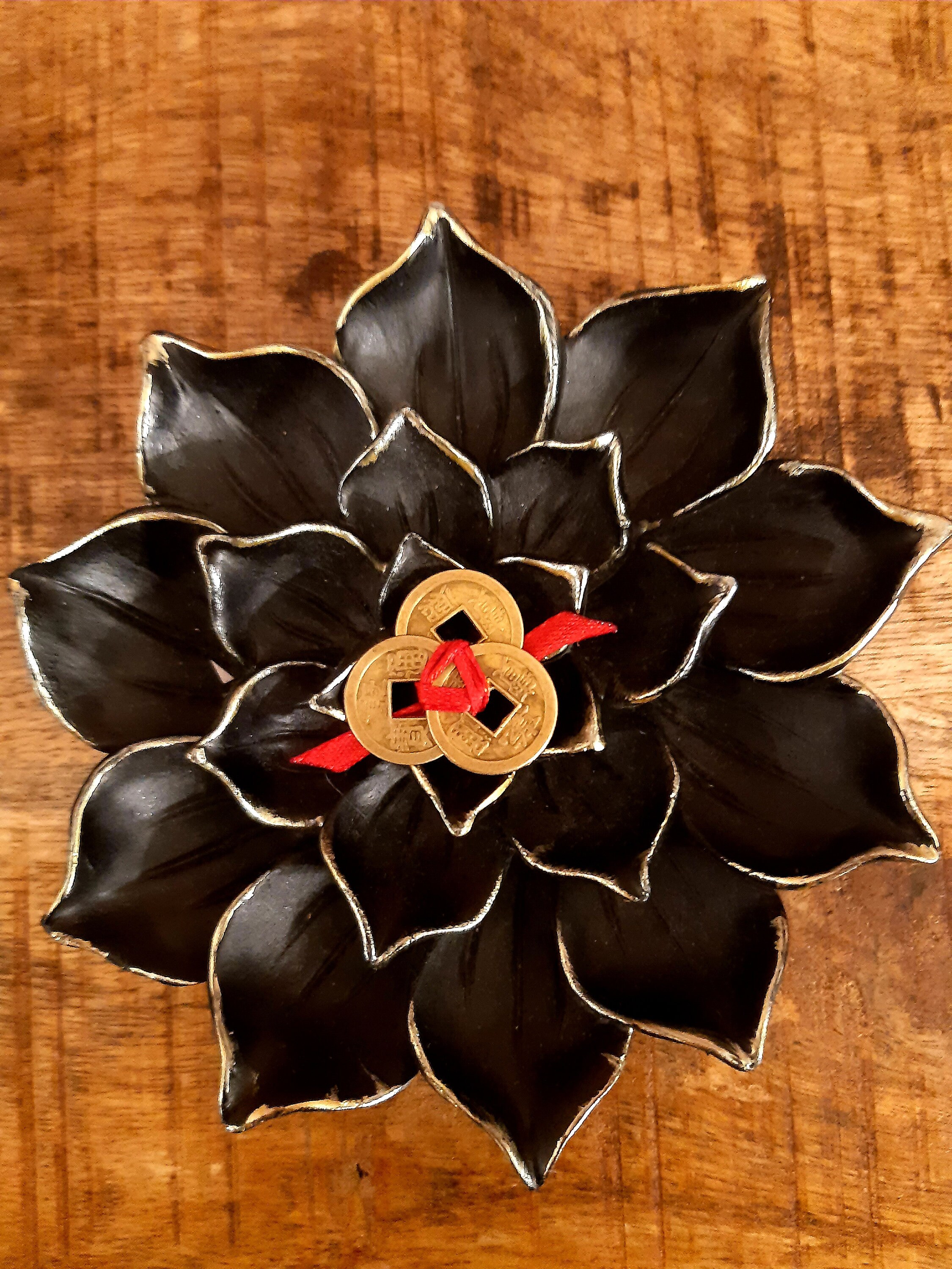 Feng Shui Money Luck Talisman 3-coins Tied Attract Wealth - Etsy