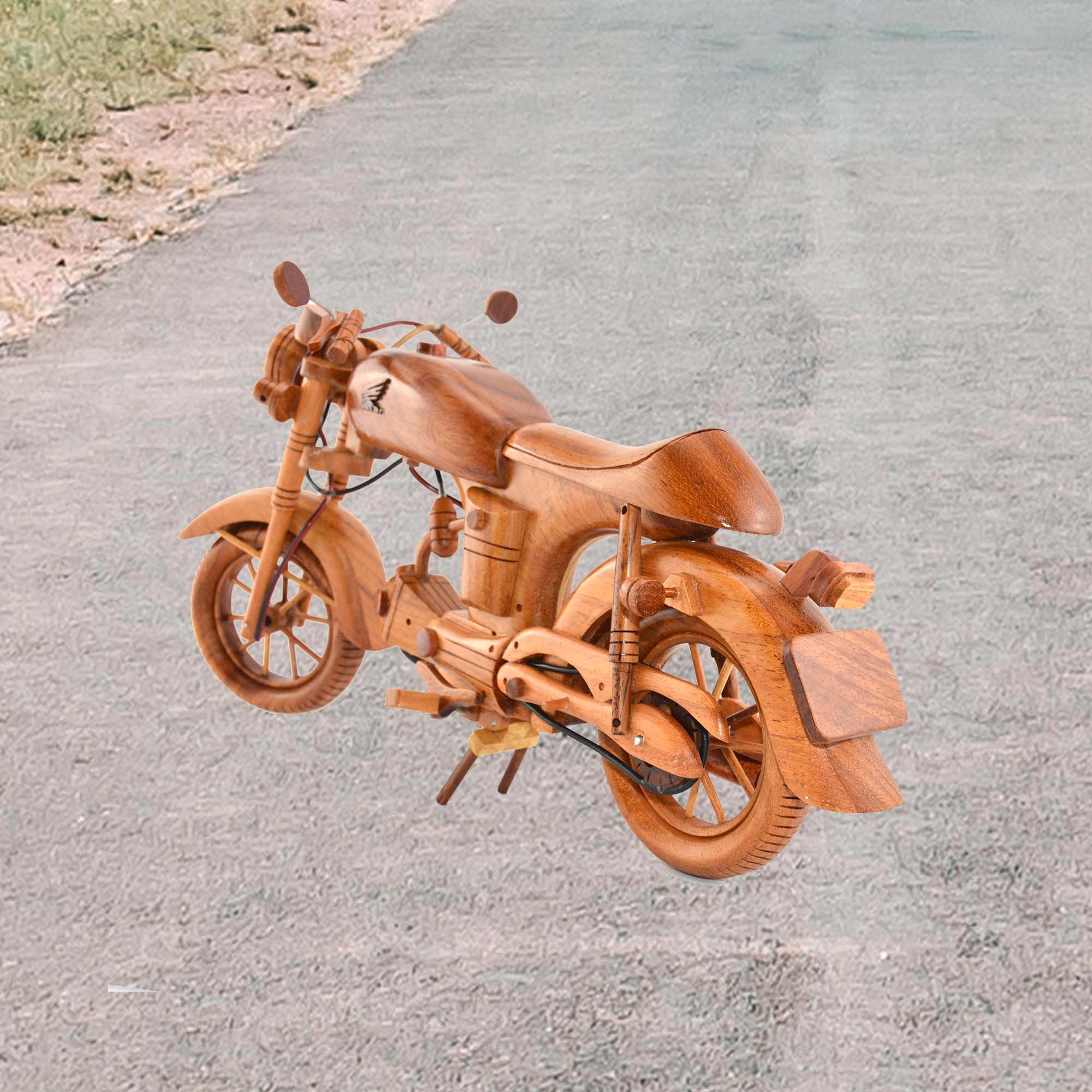 Engraved Wooden Honda Motorcycle Model - Etsy