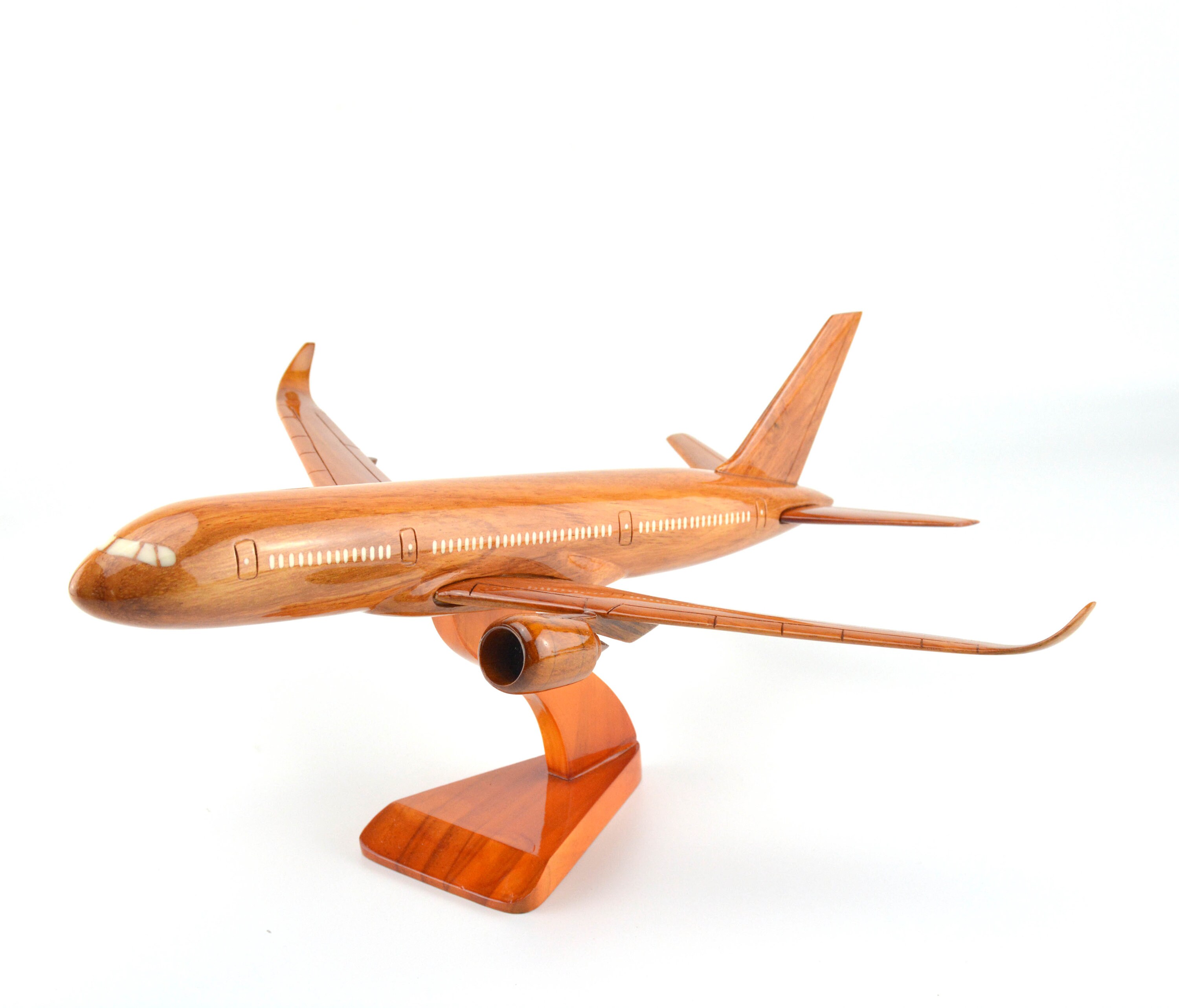 Airbus A350 Wooden Airplane Model Engraved A350 Model Best Gift for ...