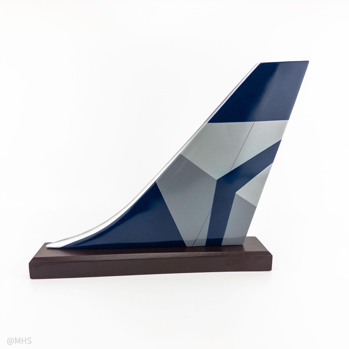 Delta's Centennial Airlines Aircraft Tail Flashes Fin Hand Carved and ...