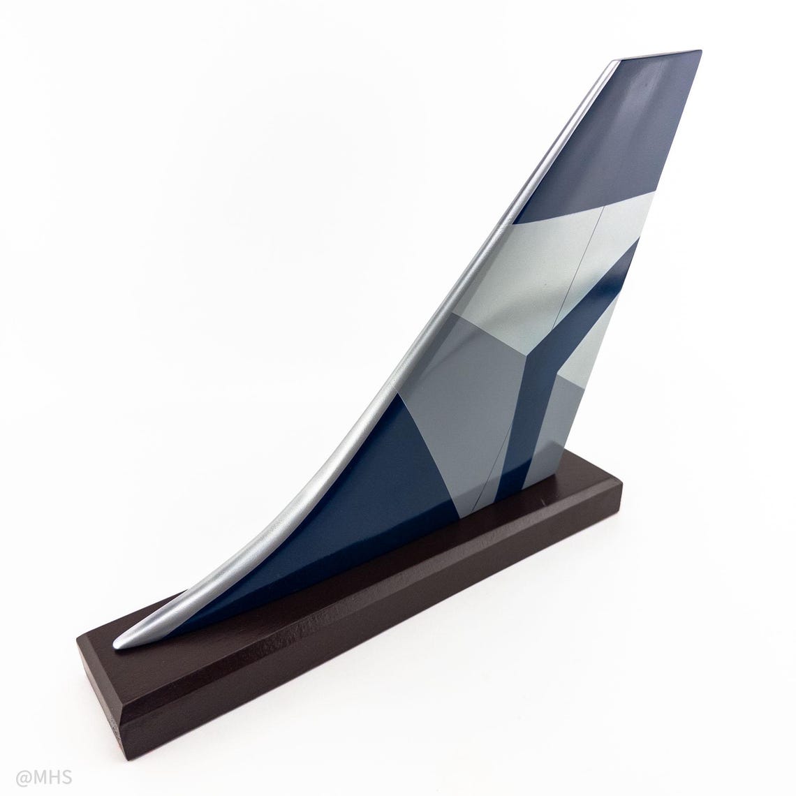 Delta's Centennial Airlines Aircraft Tail Flashes Fin Hand Carved and ...