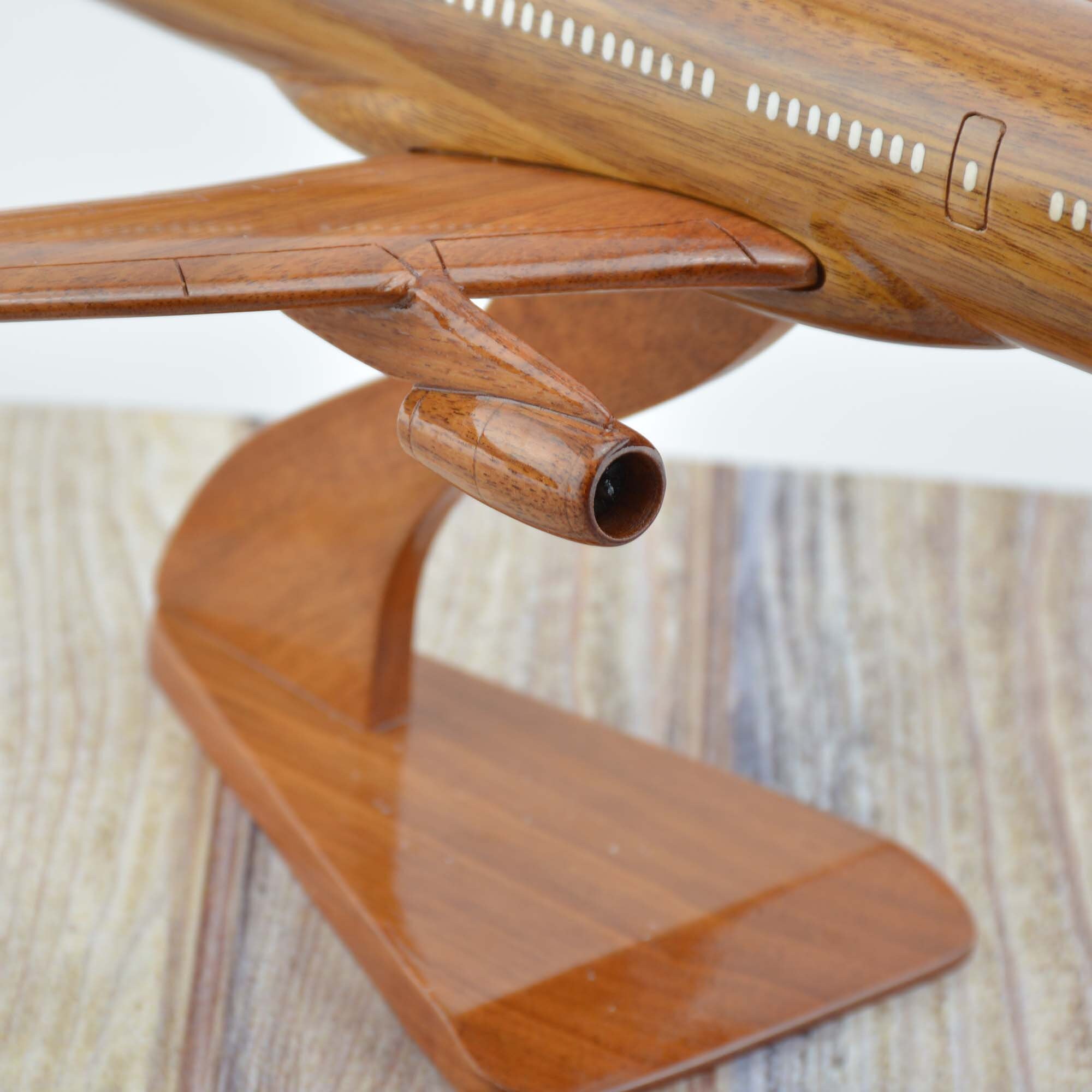 Airbus A340 Wooden Airplane Model Engraved A340 Model Best Gift for ...
