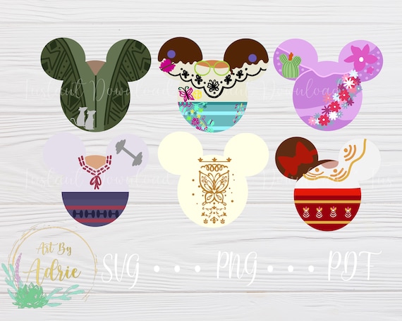 Mouse Shaped SVG Set Colombia Inspired Collection Digital | Etsy