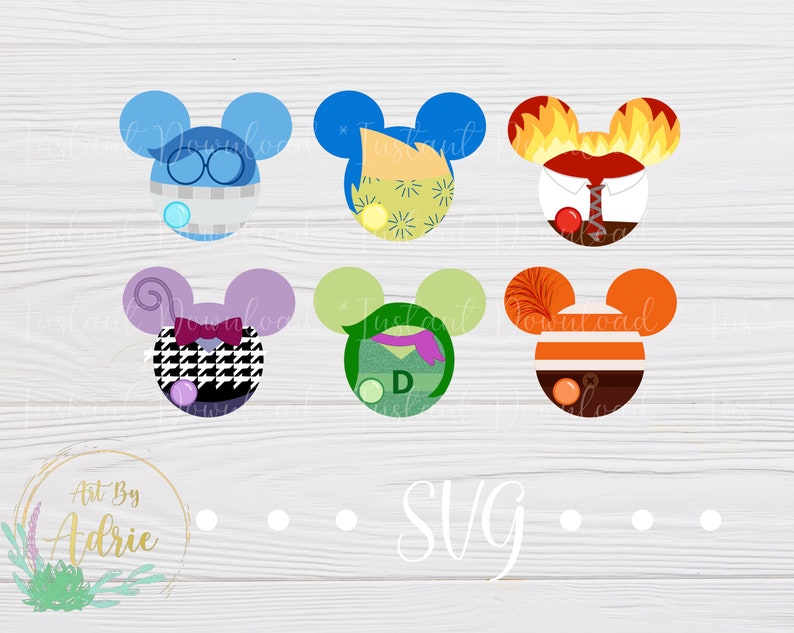 Mouse Shaped SVG Set | Emotional Collection | Feelings | Digital ...