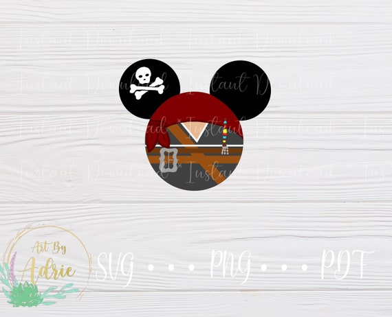 Pirate Mouse Head SVG Set Classic Mouse Set Digital - Etsy Canada