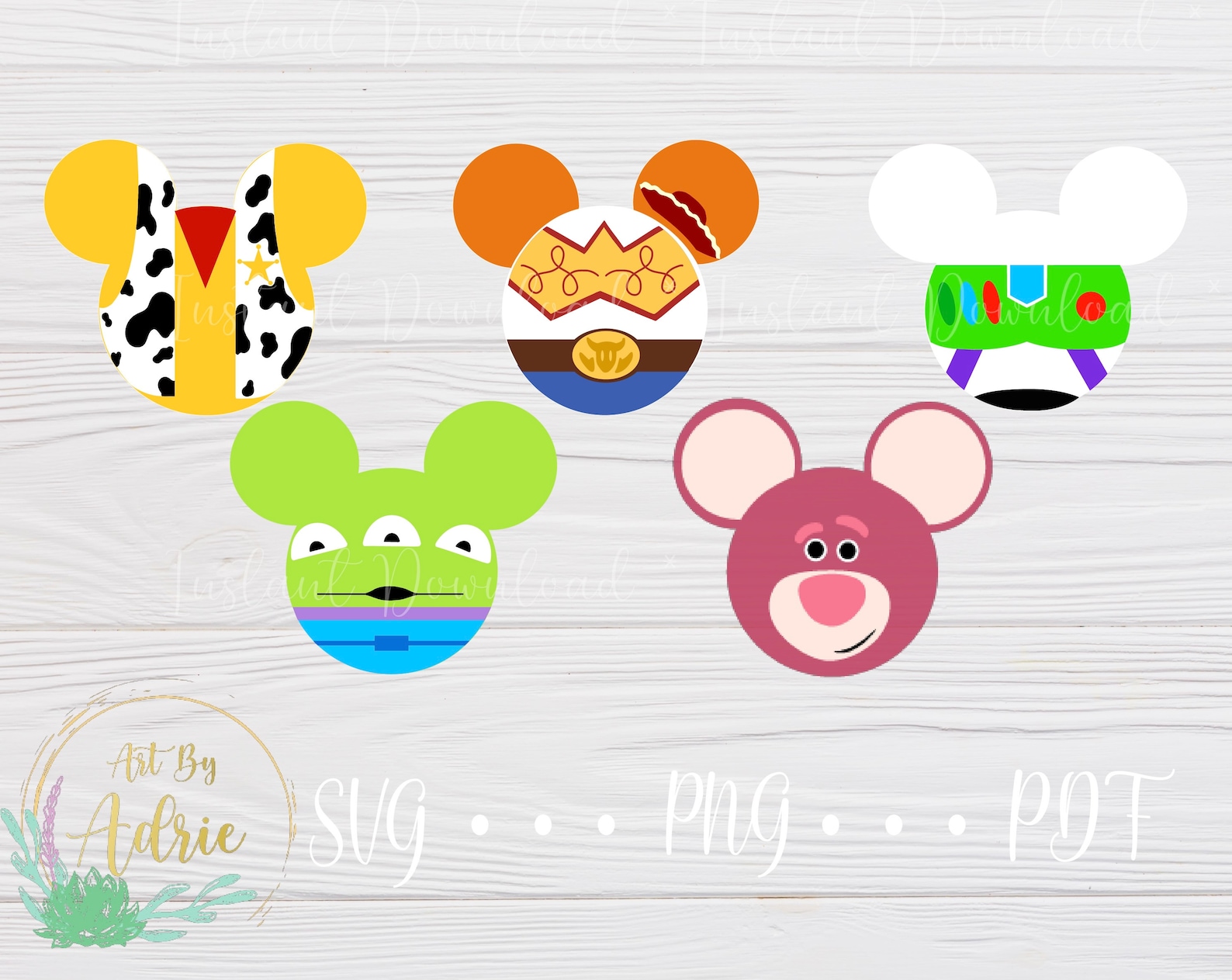 Mouse Shaped SVG Set Youve Got a Friend in Me Digital - Etsy