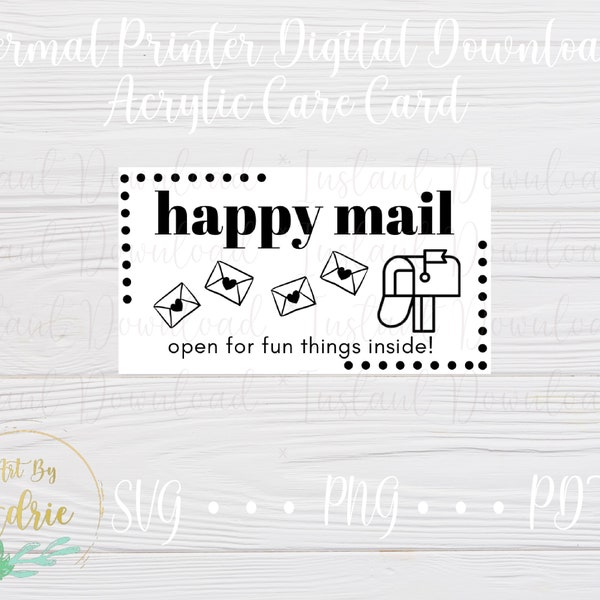 Happy Mail Svg - Etsy