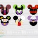 Mouse Shaped SVG Set | Villains Collection | Classic Villains | Digital ...