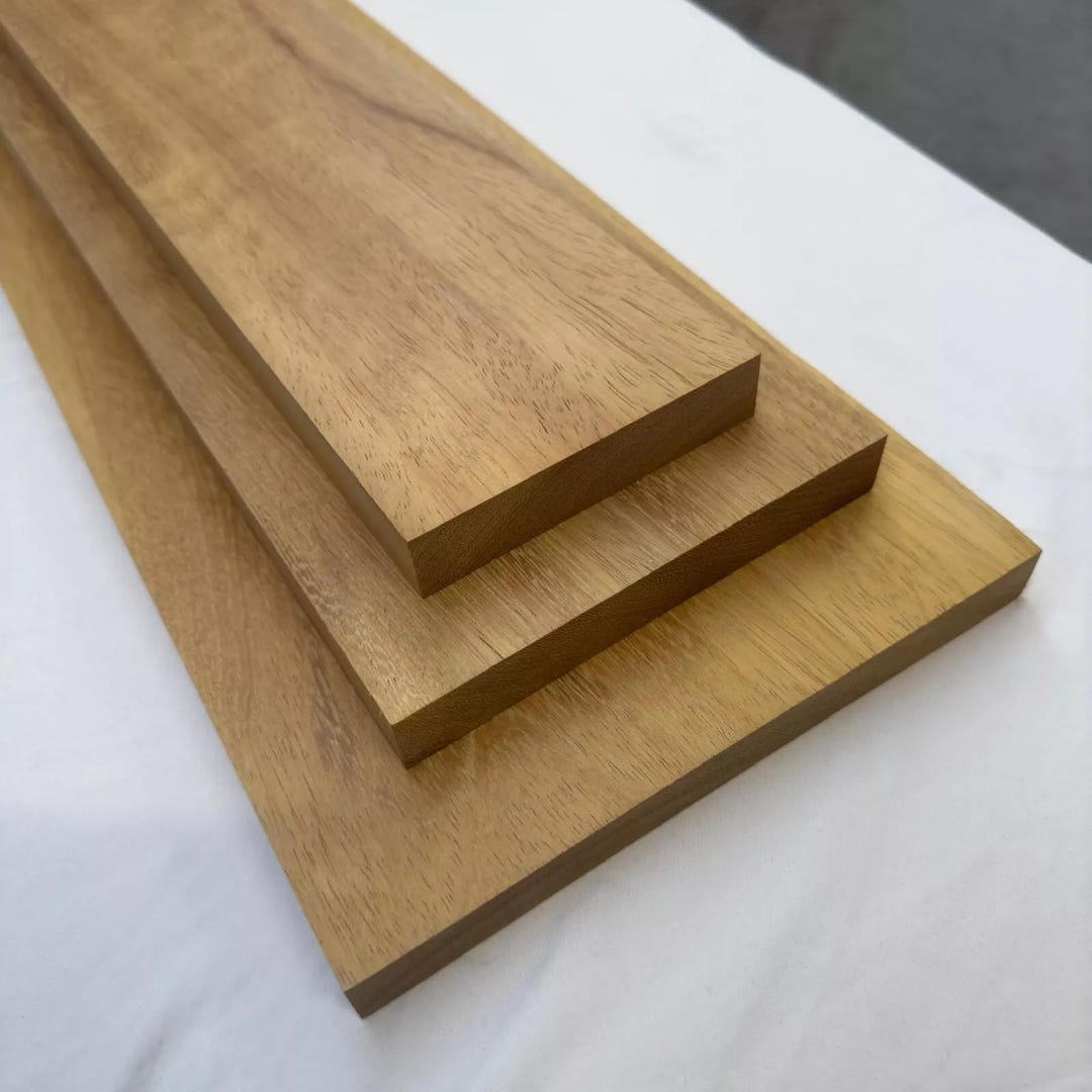 Iroko Timber Boards - Planed PAR - Cut to Size Solid Kiln Dried - 21mm ...