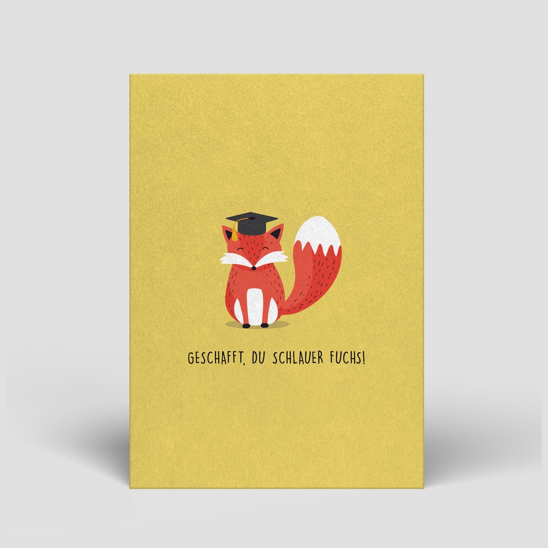 Good Luck Card Including Envelope Postcard Bachelor Greeting Card ...