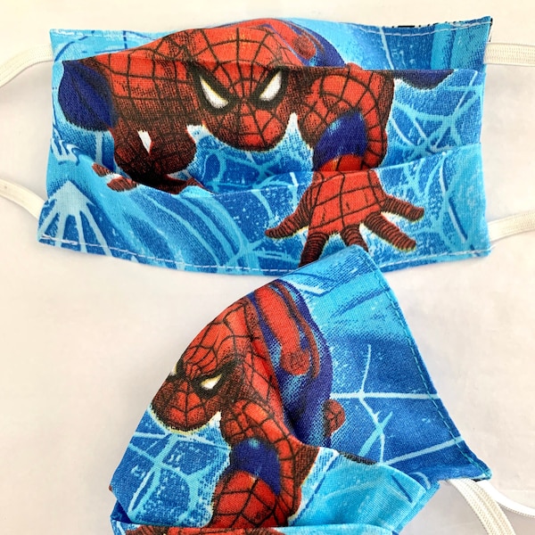 Spiderman Kids Face Mask - Etsy