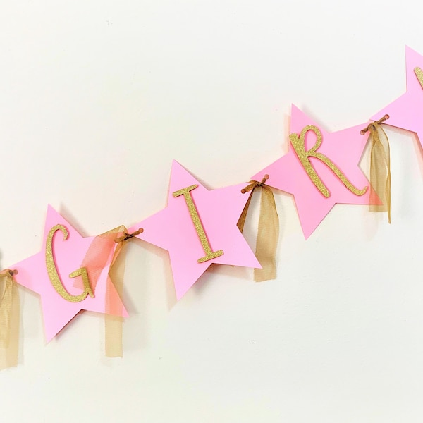 Its a Girl Banner - Etsy