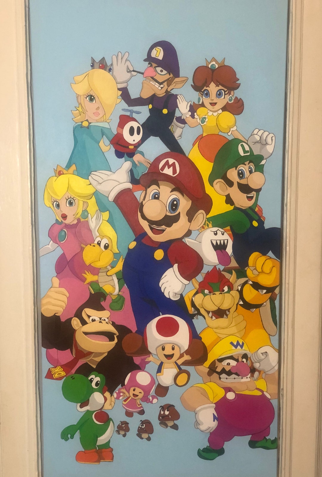 MARIO PARTY PAINTING // Original Acrylic Painting of the Main ...