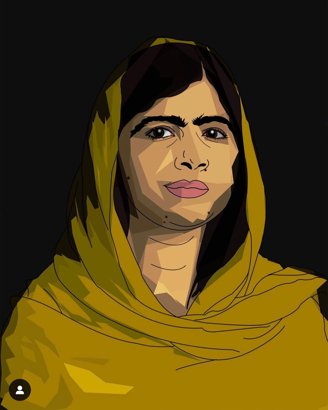 MALALA // Digital Art // Digital Illustration // Malala Yousafzai ...