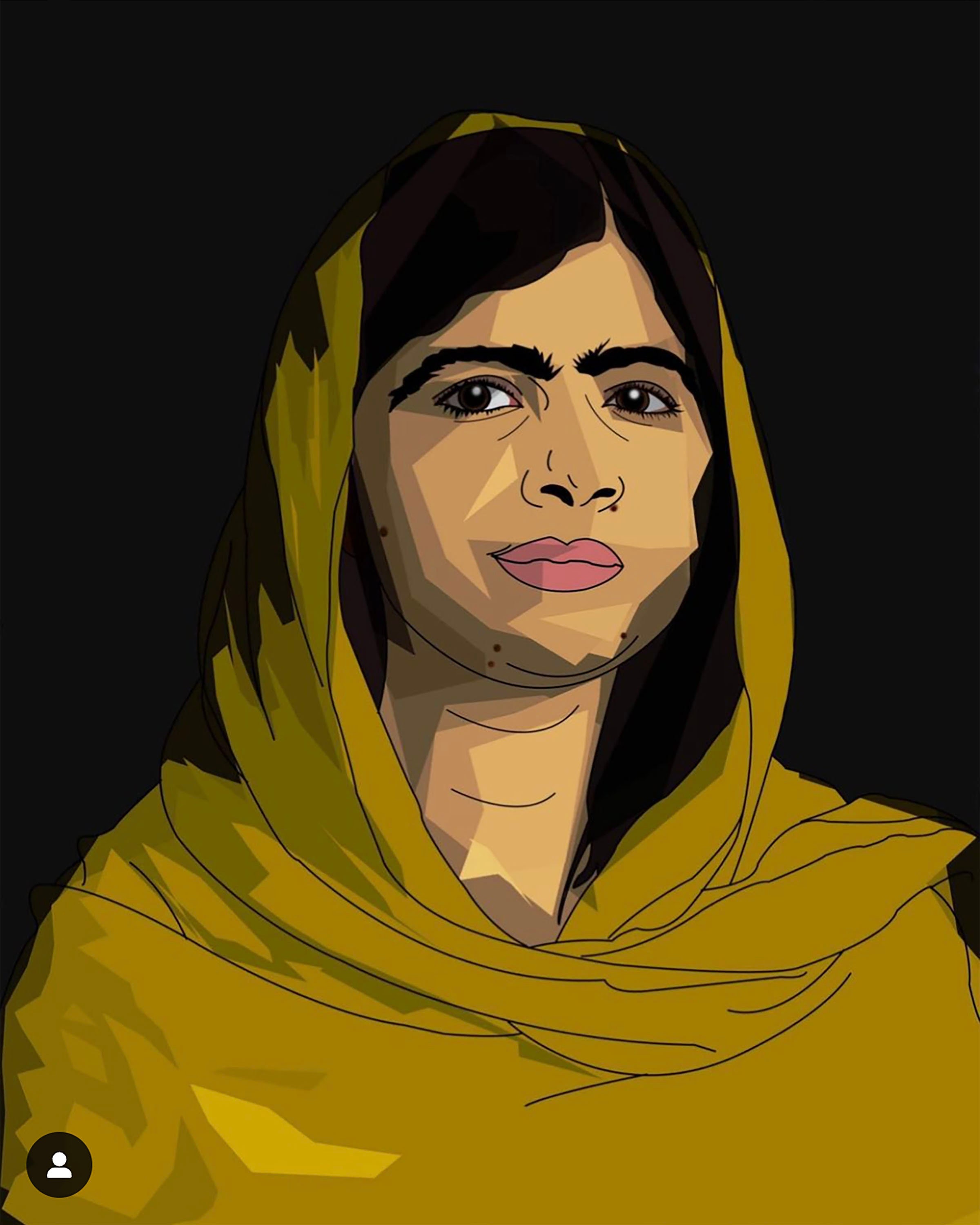 MALALA // Digital Art // Digital Illustration // Malala Yousafzai ...