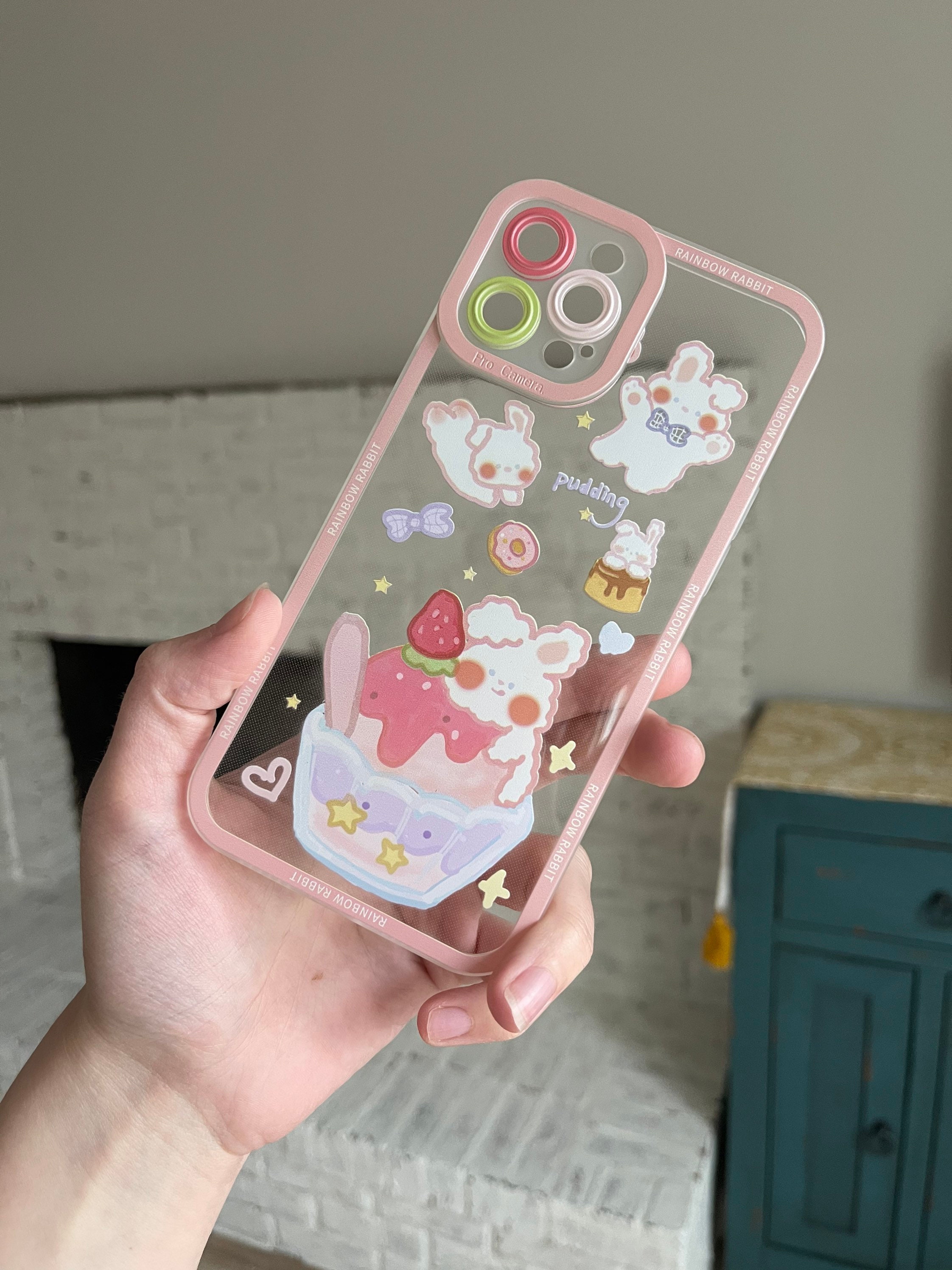 Pink Phone Case Cream - Etsy