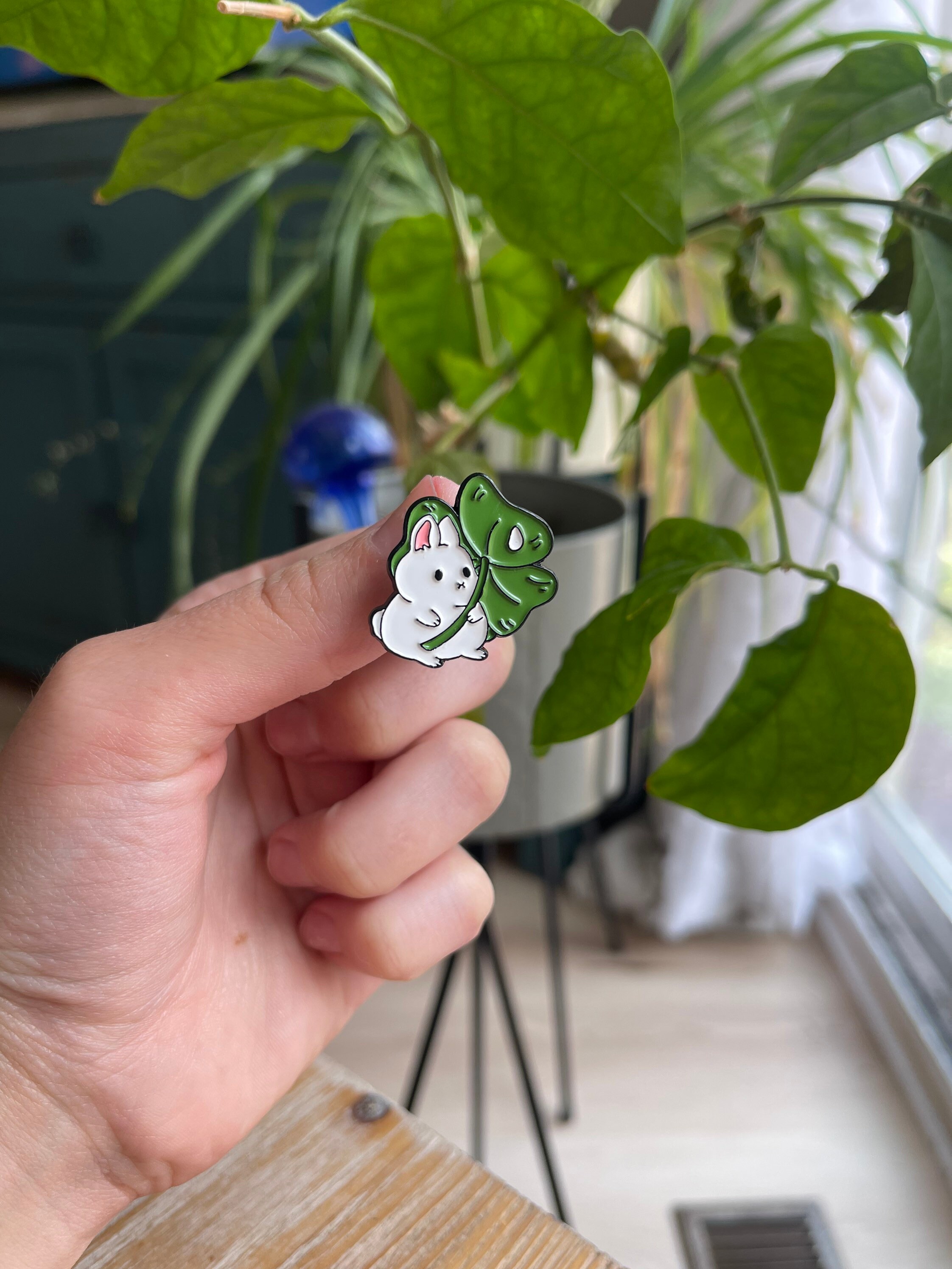 Kawaii Bunny Enamel Pins - Etsy