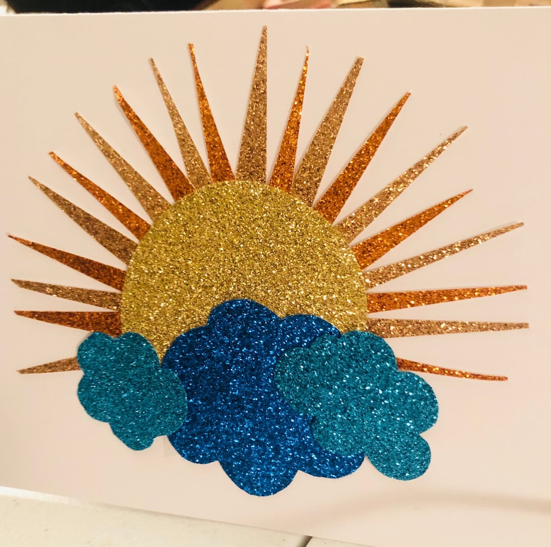 Multi-material Greeting Card - Etsy