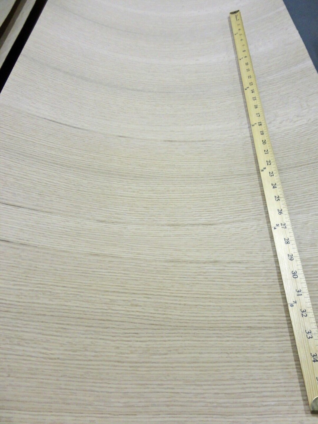 Red Oak Figured Flake Wood Veneer 49" X 24" With Wood Backer (1/20th" 2 ...
