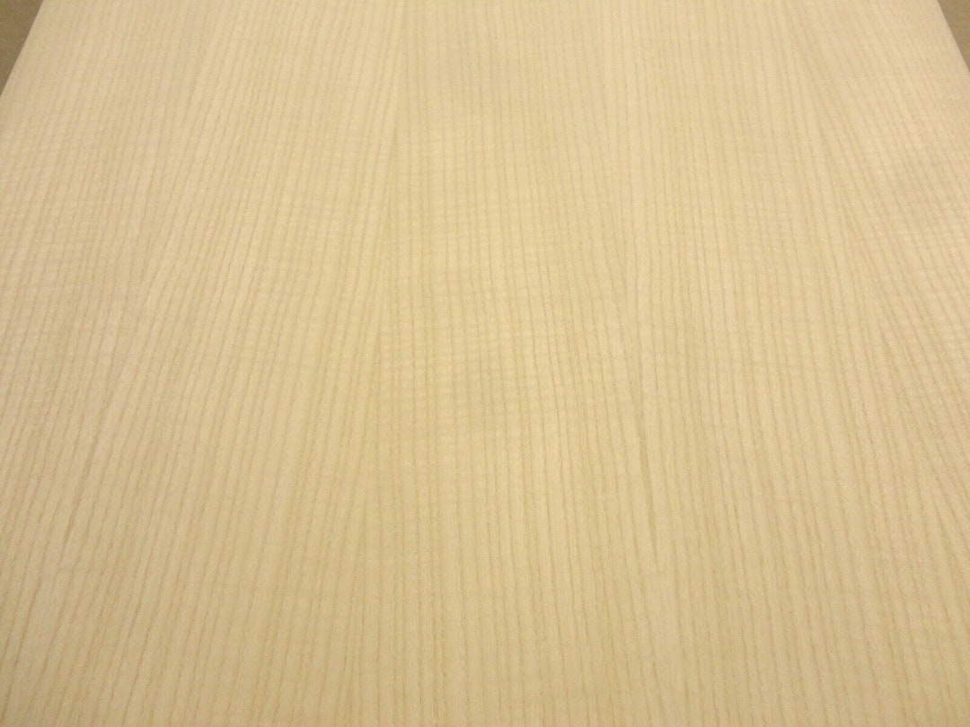 Ash Tiger Figured Fiddleback Wood Veneer 24" X 24'' With Wood Backer 1/ ...