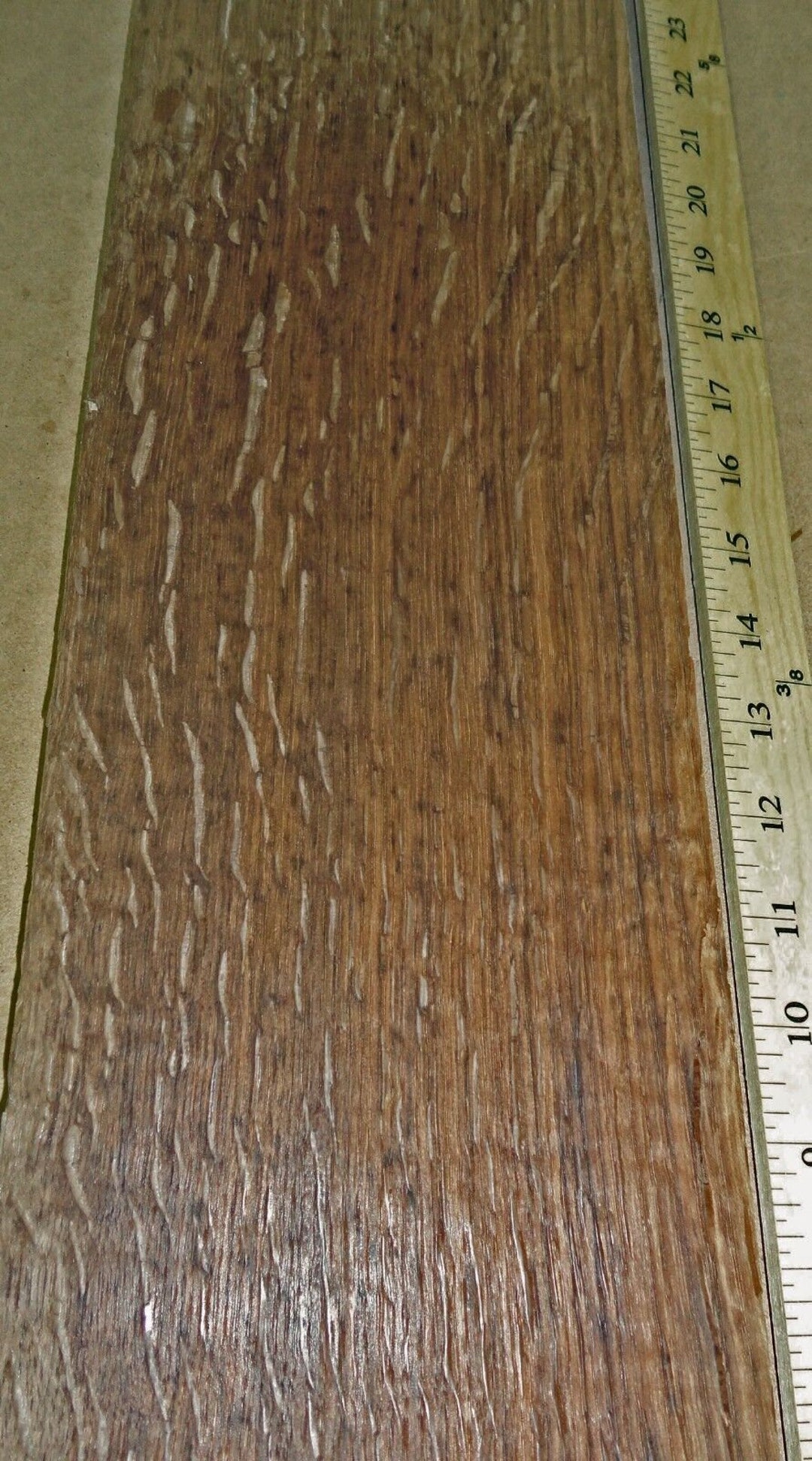 Oak Brown English Flake Figured Wood Veneer 6" X 62" Raw 1/42" Thick ...