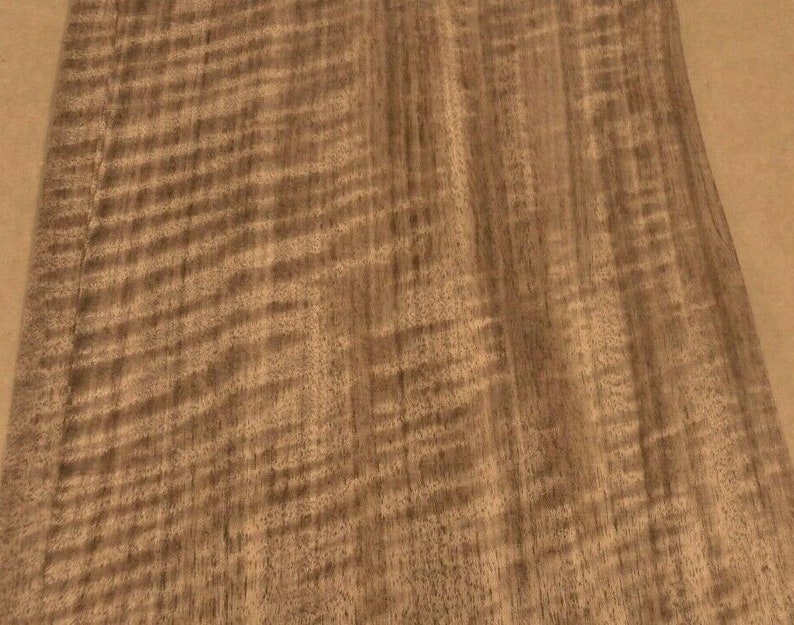 Etimoe Figured African Walnut Wood Veneer 9 X 27 - Etsy