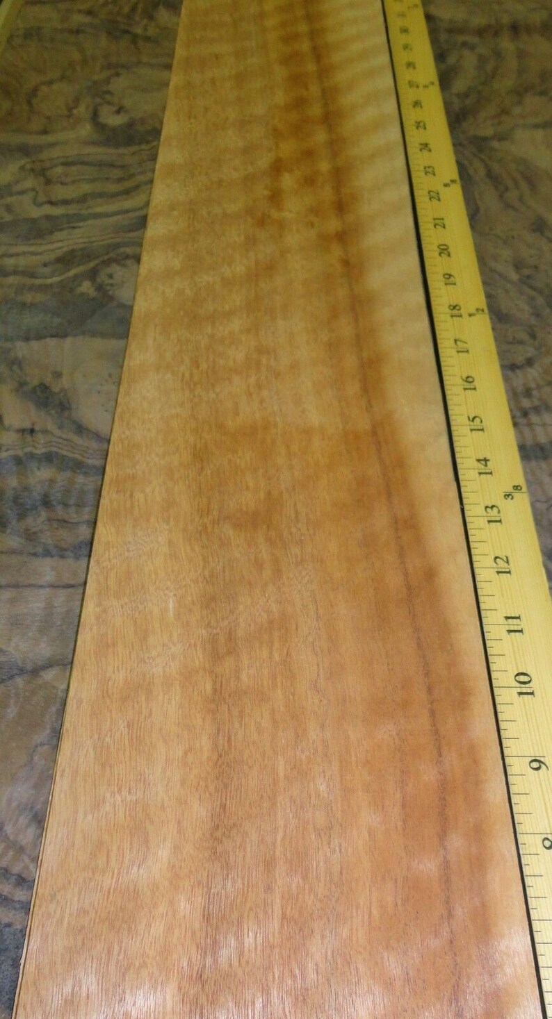 Figured Bosse Mahogany african Cedar Wood Veneer 5 X | Etsy