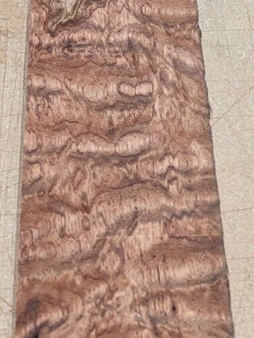 Bubinga Waterfall Figured Kewazinga Wood Veneer 4 X 40 Raw 1/42 ...