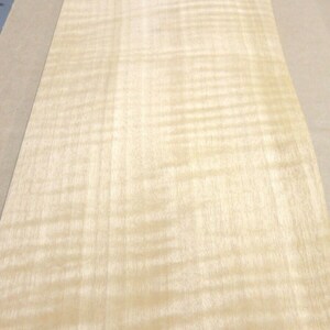 Anigre Figured Tiger Fiddleback Wood Veneer 6" X 109" Raw 1/42 ...