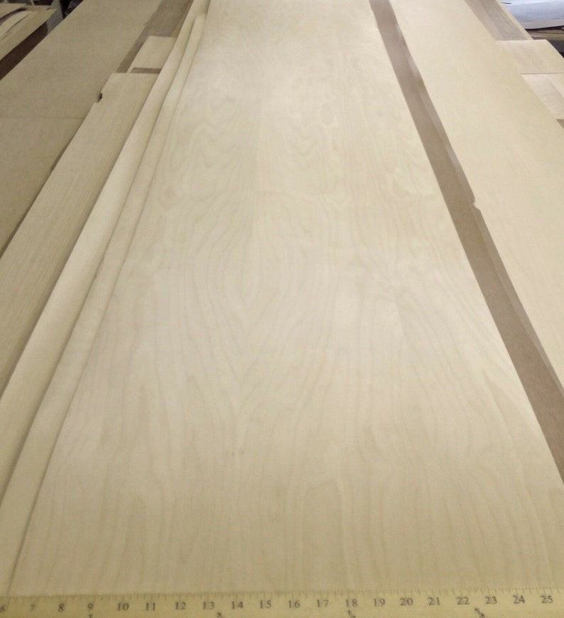 Birch Wood Veneer 21 X 96 With Phenolic Backer HPL - Etsy