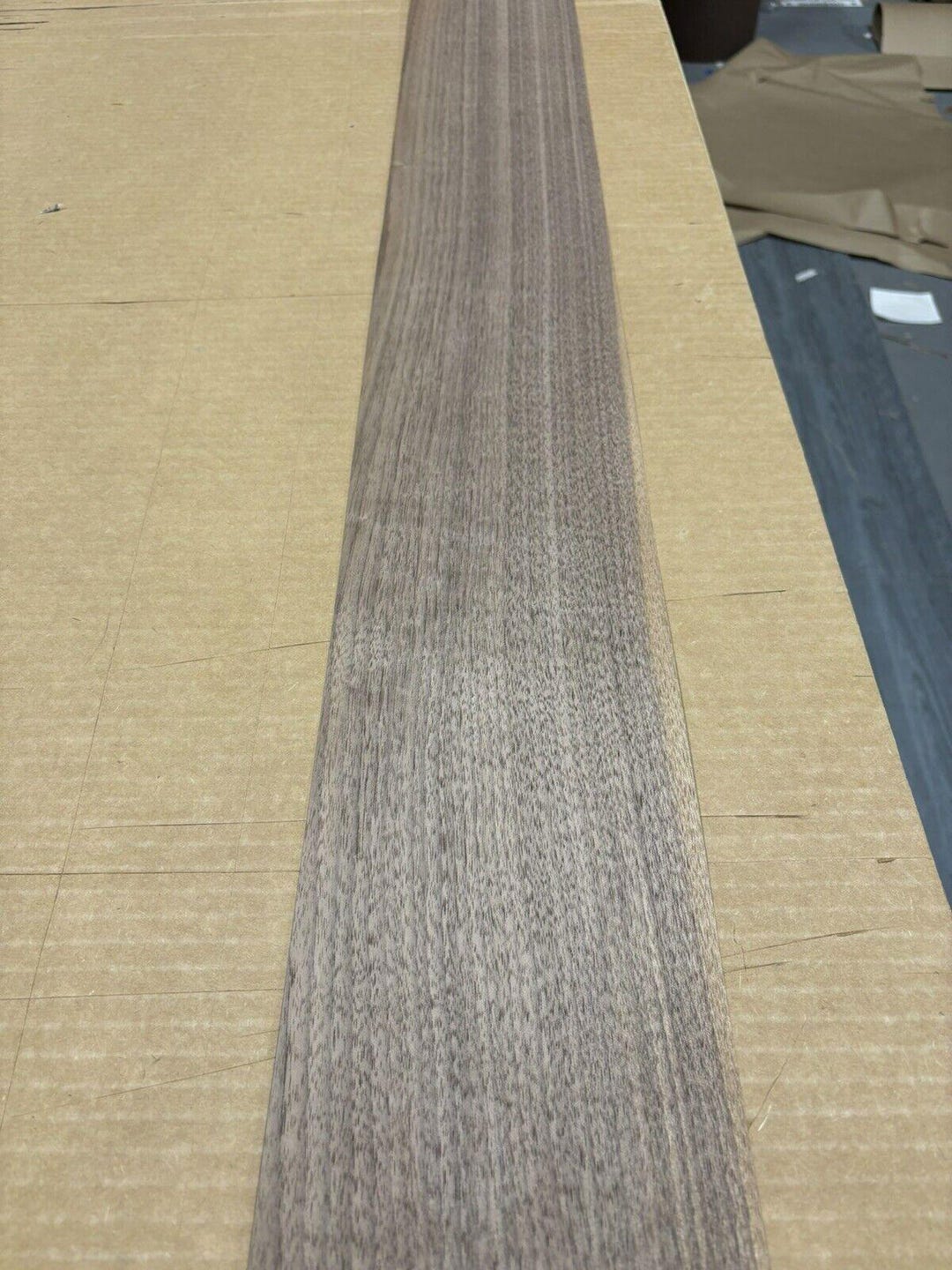 Walnut Quarter Cut Wood Veneer Sheet 5” X 112” Raw No Backing 1/42 ...