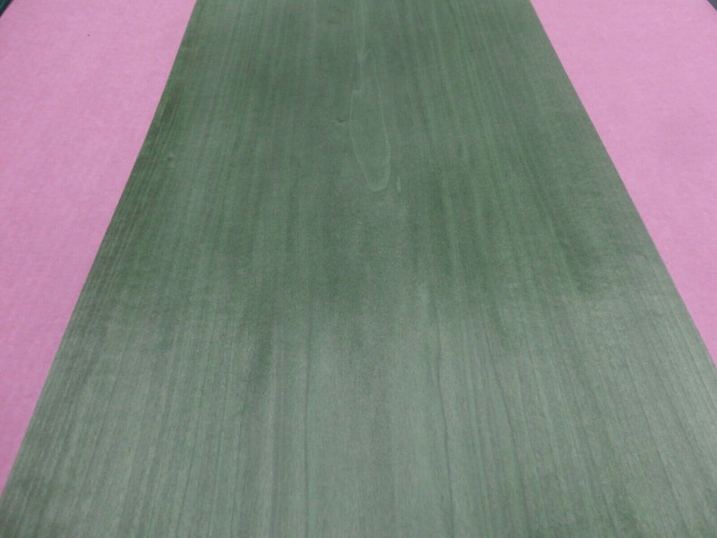 Green Dyed Poplar Wood Veneer 14 X 100 Raw No - Etsy