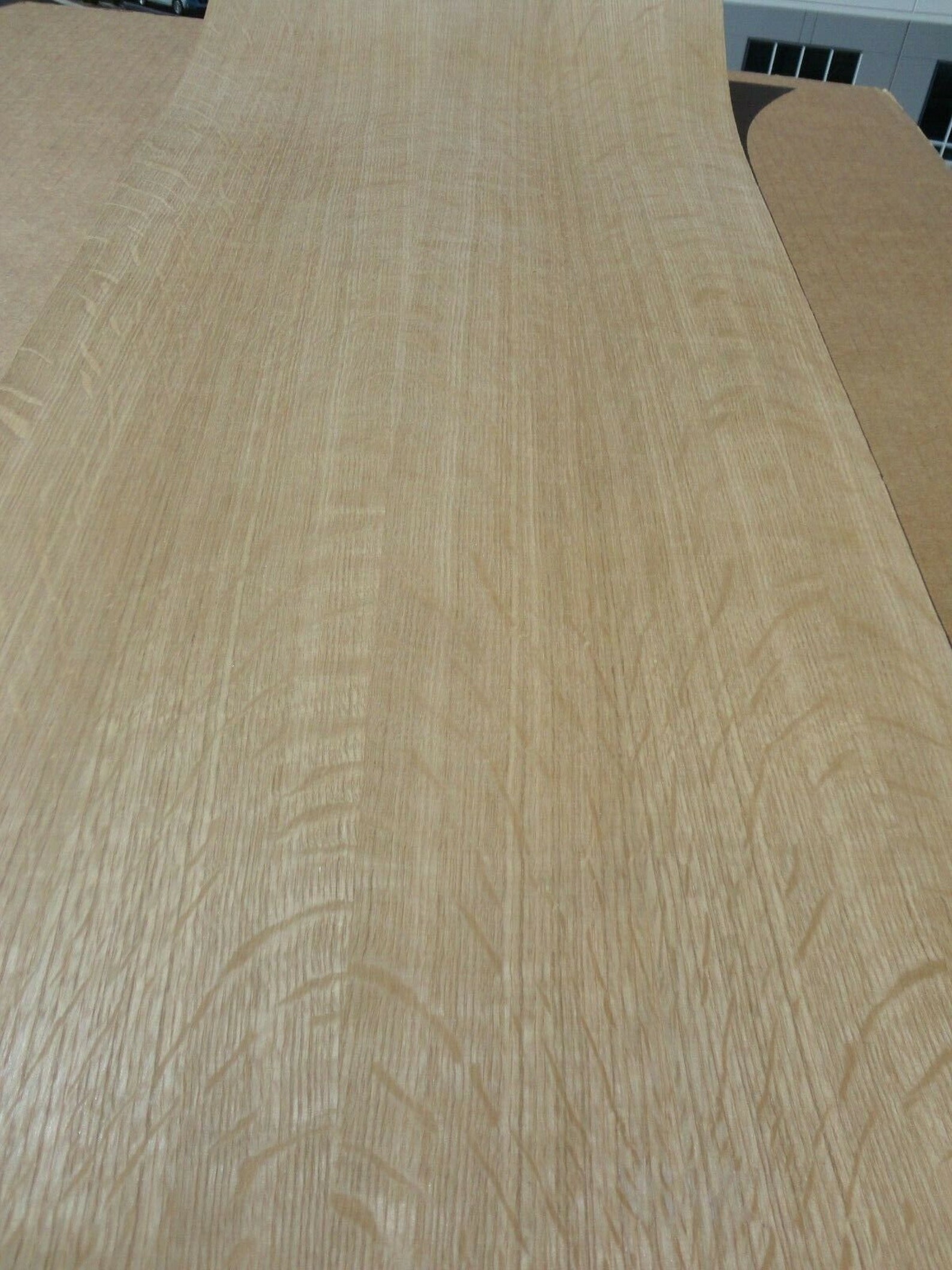 White Oak Flake Figured Tiger Wood Veneer 48 X 48 - Etsy