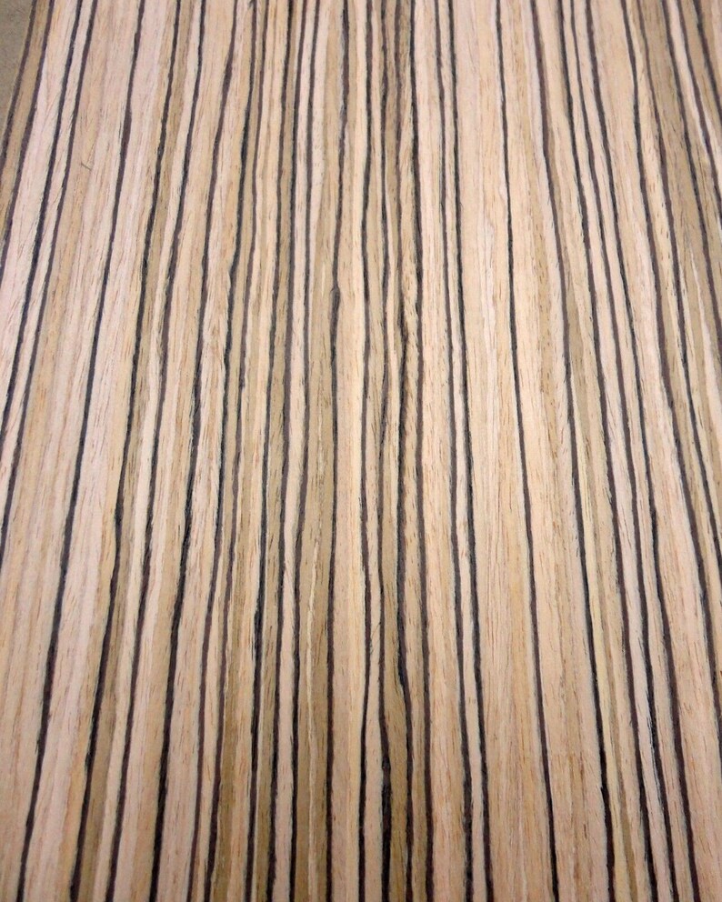 Zebrawood African Composite Wood Veneer 24 X 24 on - Etsy