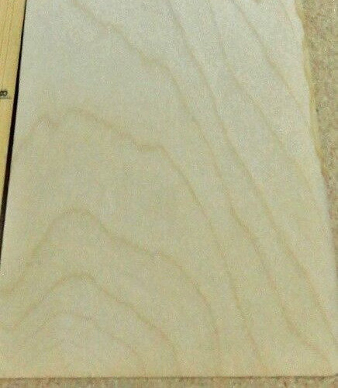 Birch Wood Veneer Sheet 5" X 45" With Phenolic Backer HPL 1/25 ...