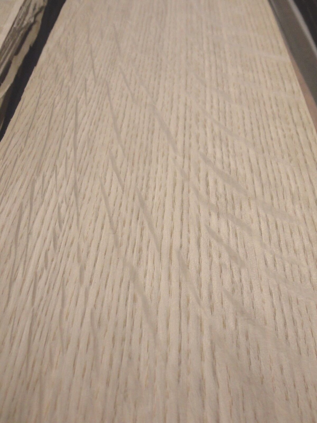 White Oak Quartered Flake Wood Veneer 5" X 25" Raw No Back 1/42 ...