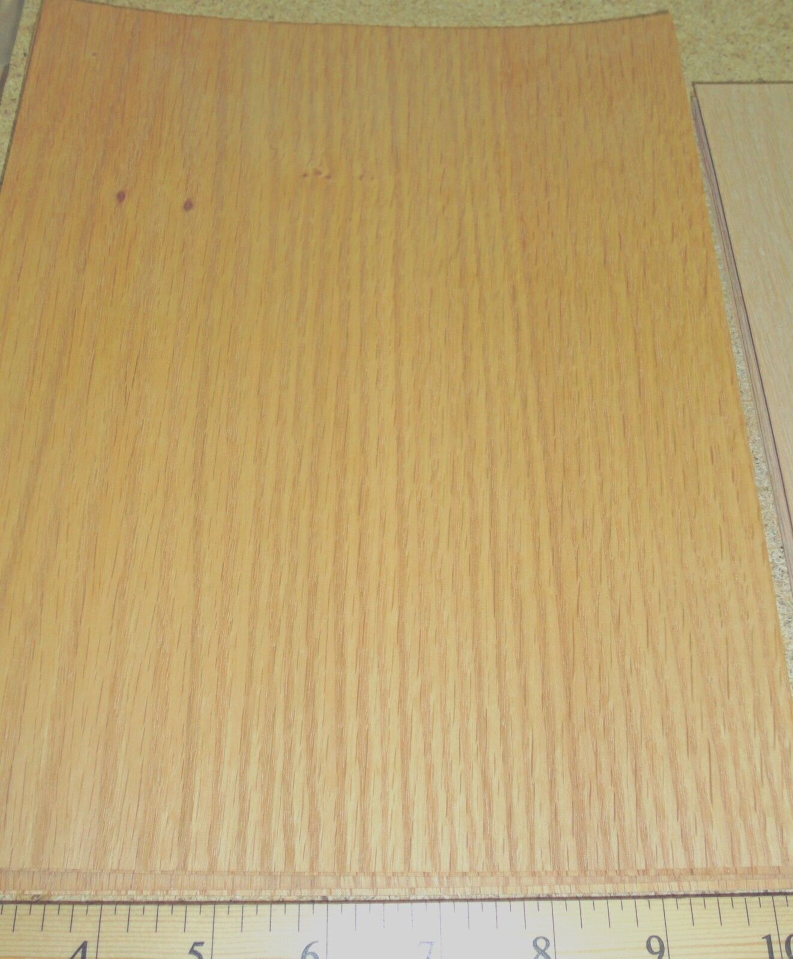 Prefinished low Sheen Red Oak Wood Veneer 8 X 10 - Etsy