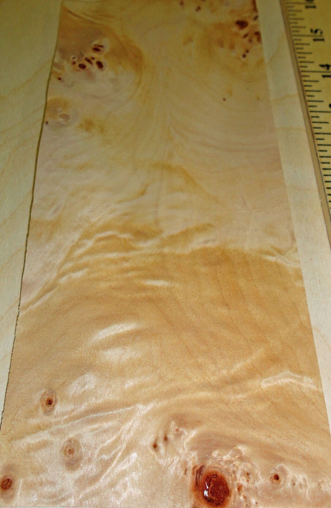 Mappa Burl Wood Veneer 4" X 9" With No Backing Raw Veneer 1/42 ...