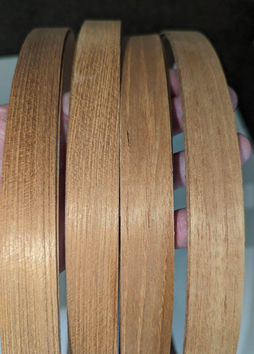 Teak 2MM Wood Veneer Edgebanding 15/16" X 67" With No Adhesive Nonglued ...