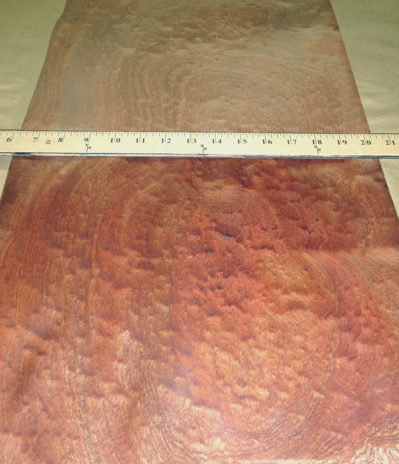 Sapele Pommele Figured Quilted Wood Veneer 14 X 46 - Etsy