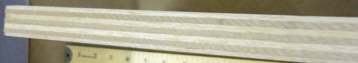 Lauan Prefinished Wood Veneer Plywood Sheet 7.75 X 7.5 X 3/4 Sample ...